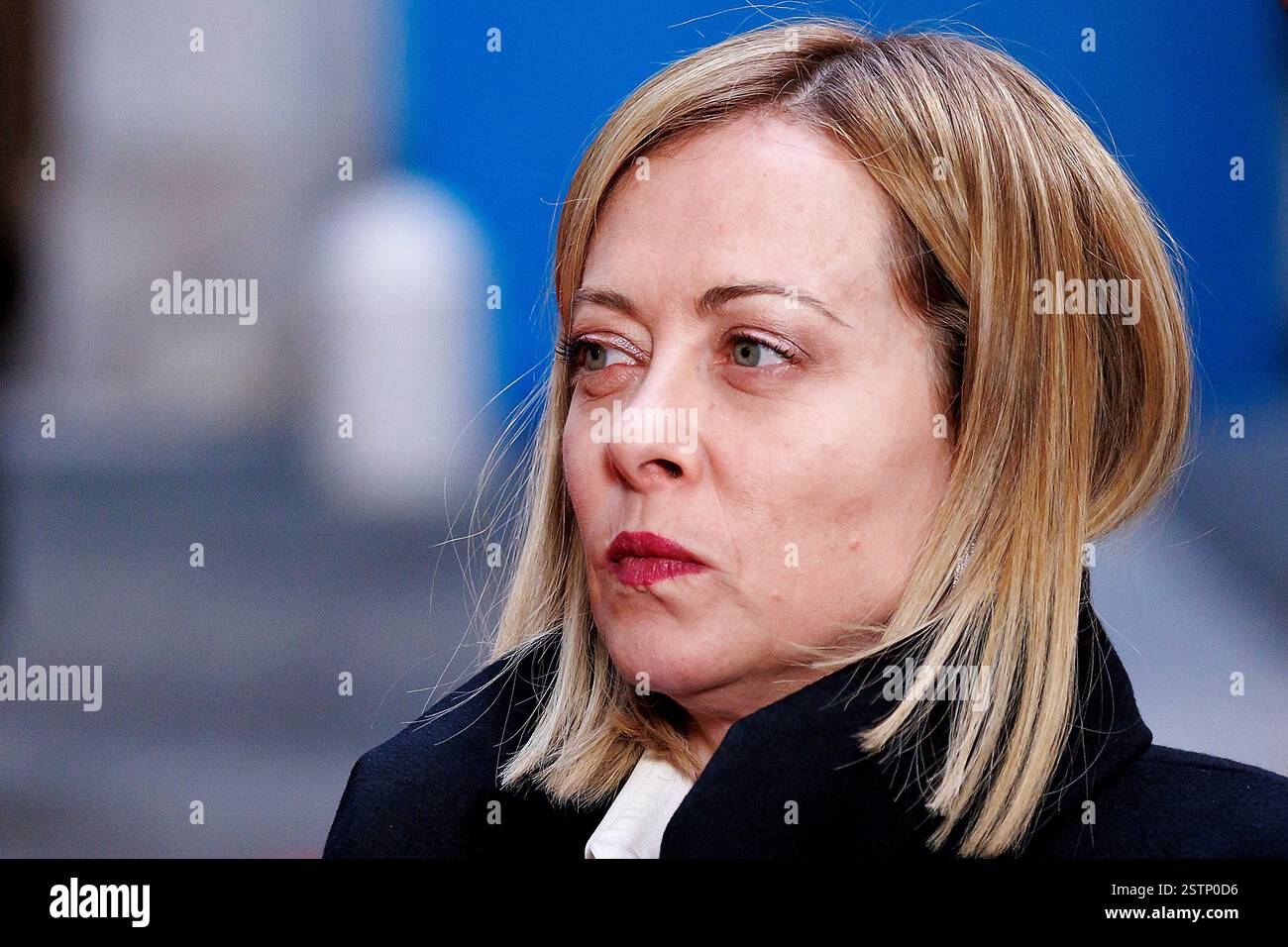 Roma, Italie. 19 février 2025. Il presidente del Consiglio Giorgia ...