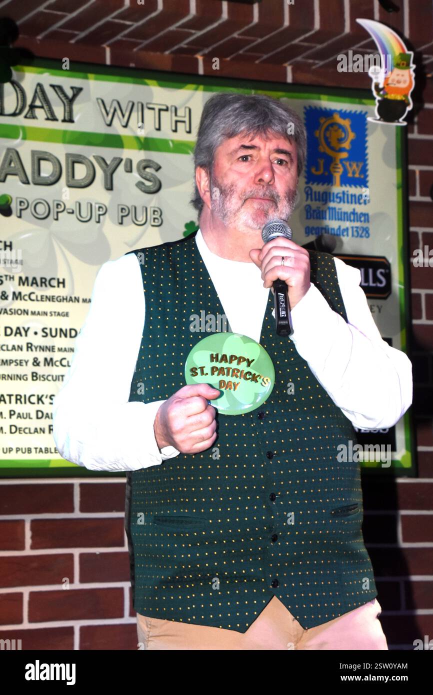 Paul Daly Mitbegruender, Musiker Muenchen 20.02.2025 Kilians Irish Pub ...