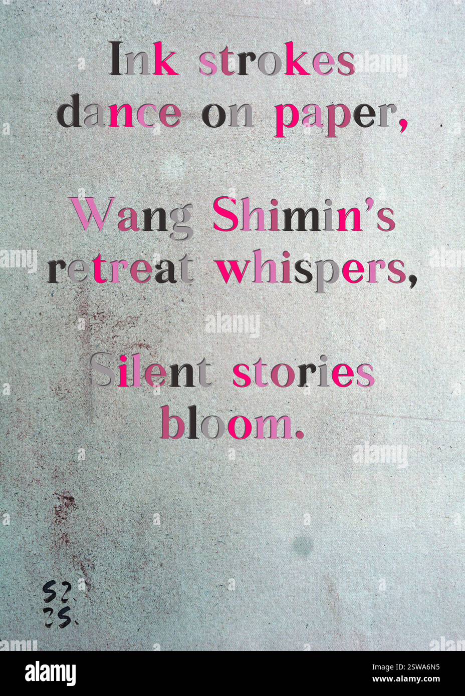 Les coups d'encre dansent sur le papier, les murmures de retraite de ...