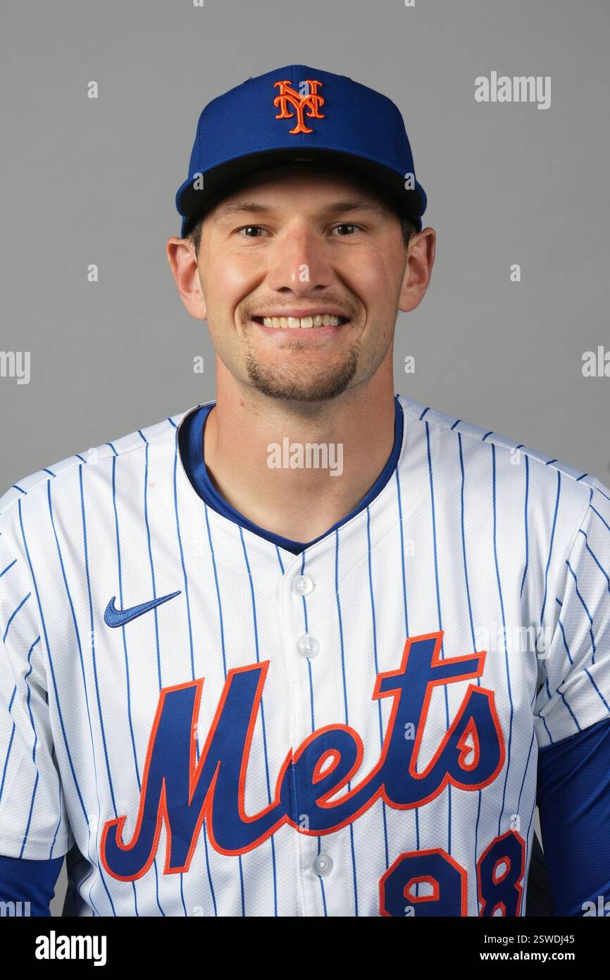 This is a 2025 photo of Hayden Senger with the New York Mets baseball ...