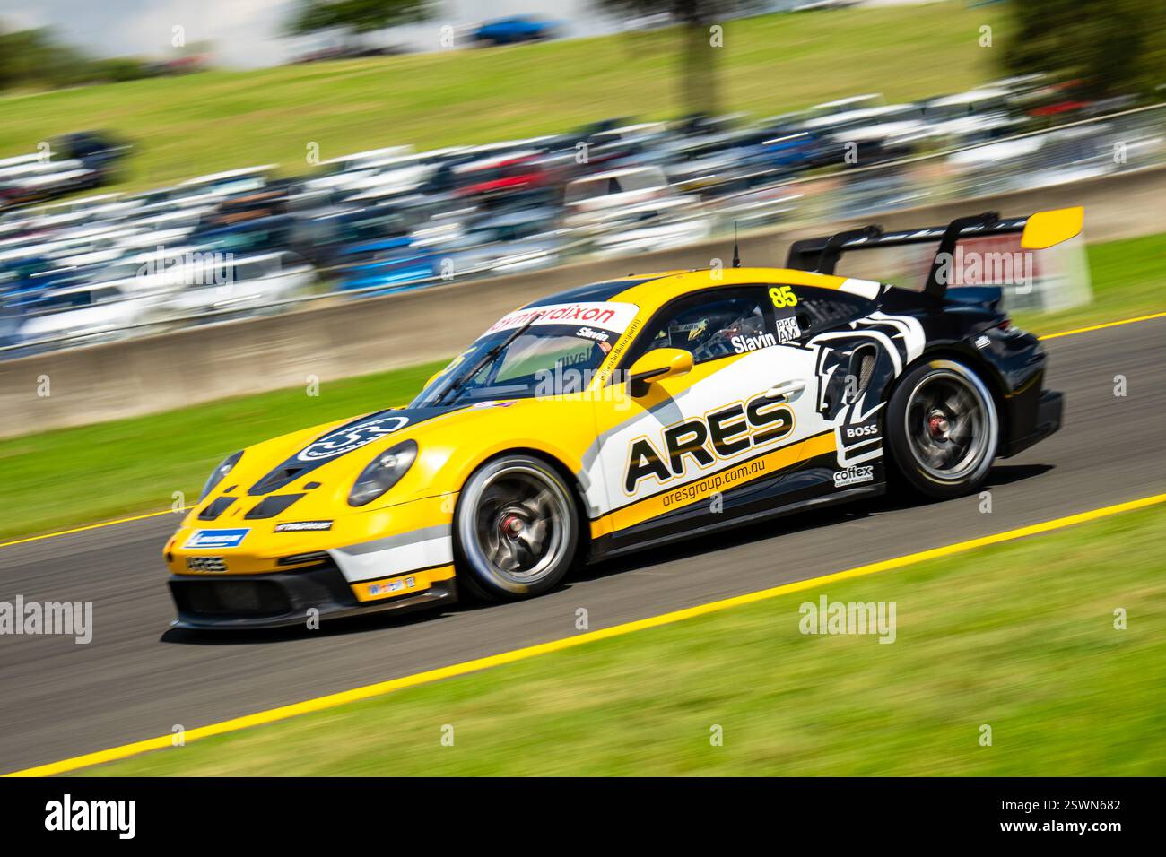 Sydney, Australie. 22 février 2025. Le #85 ASM/Ares Group Porsche 911 ...
