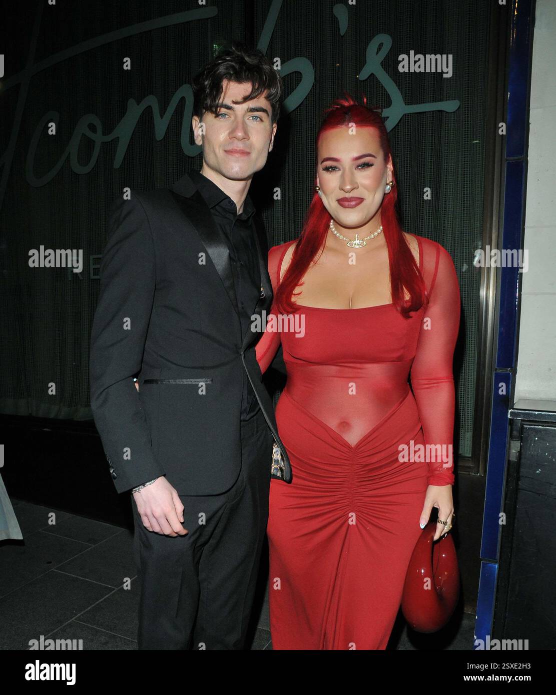 Londres, Royaume-Uni. 22 février 2025. Cameron Crook et Megan Bolton au ...