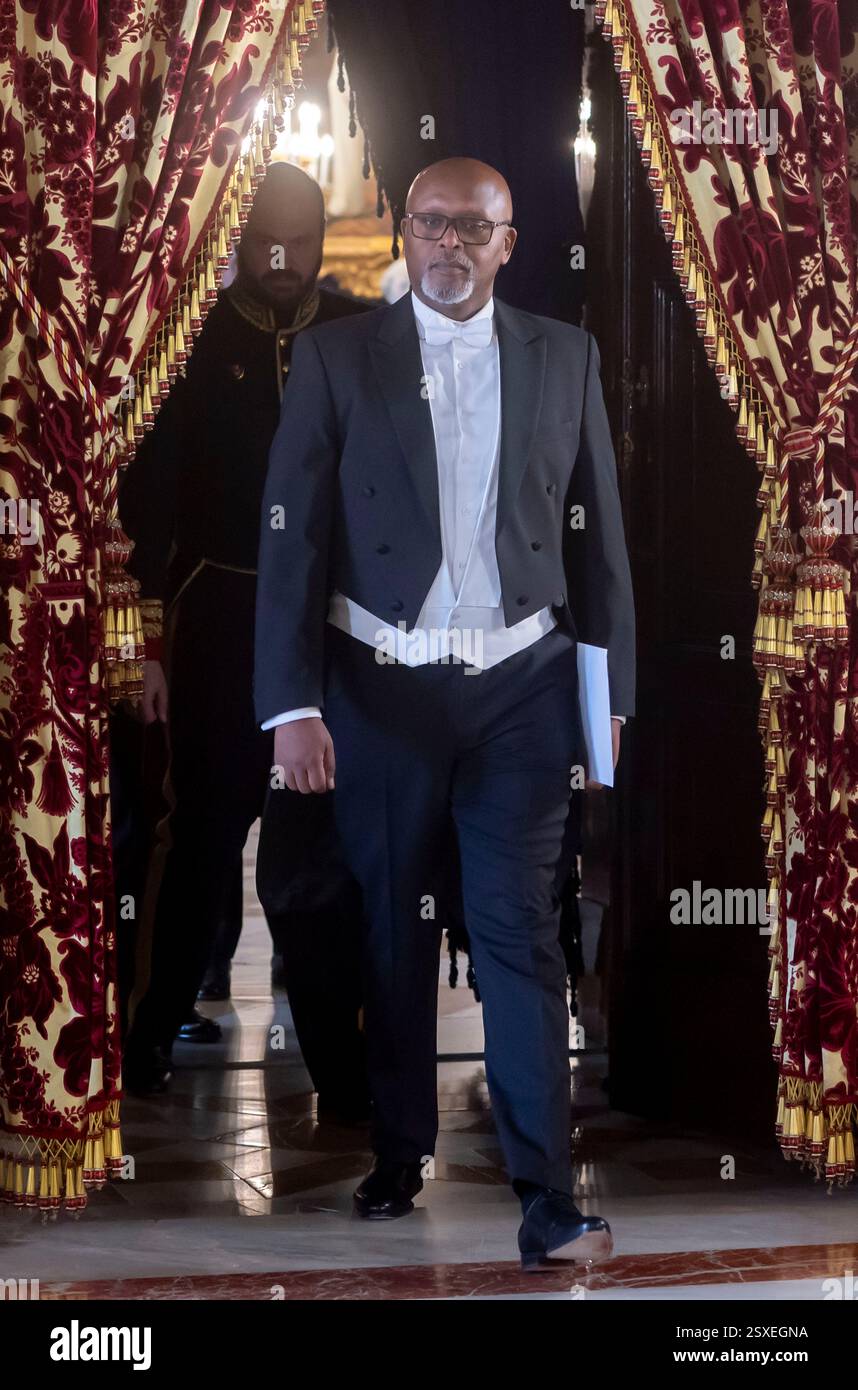 King Felipe VI receives the Letter of Credence from the Ambassador of ...