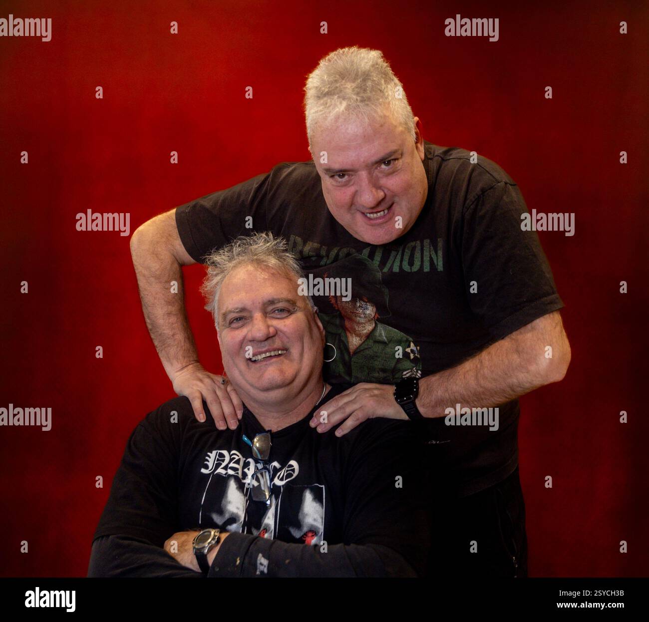 The musical group, Reincidentes, pose for Europa Press, February 28 ...