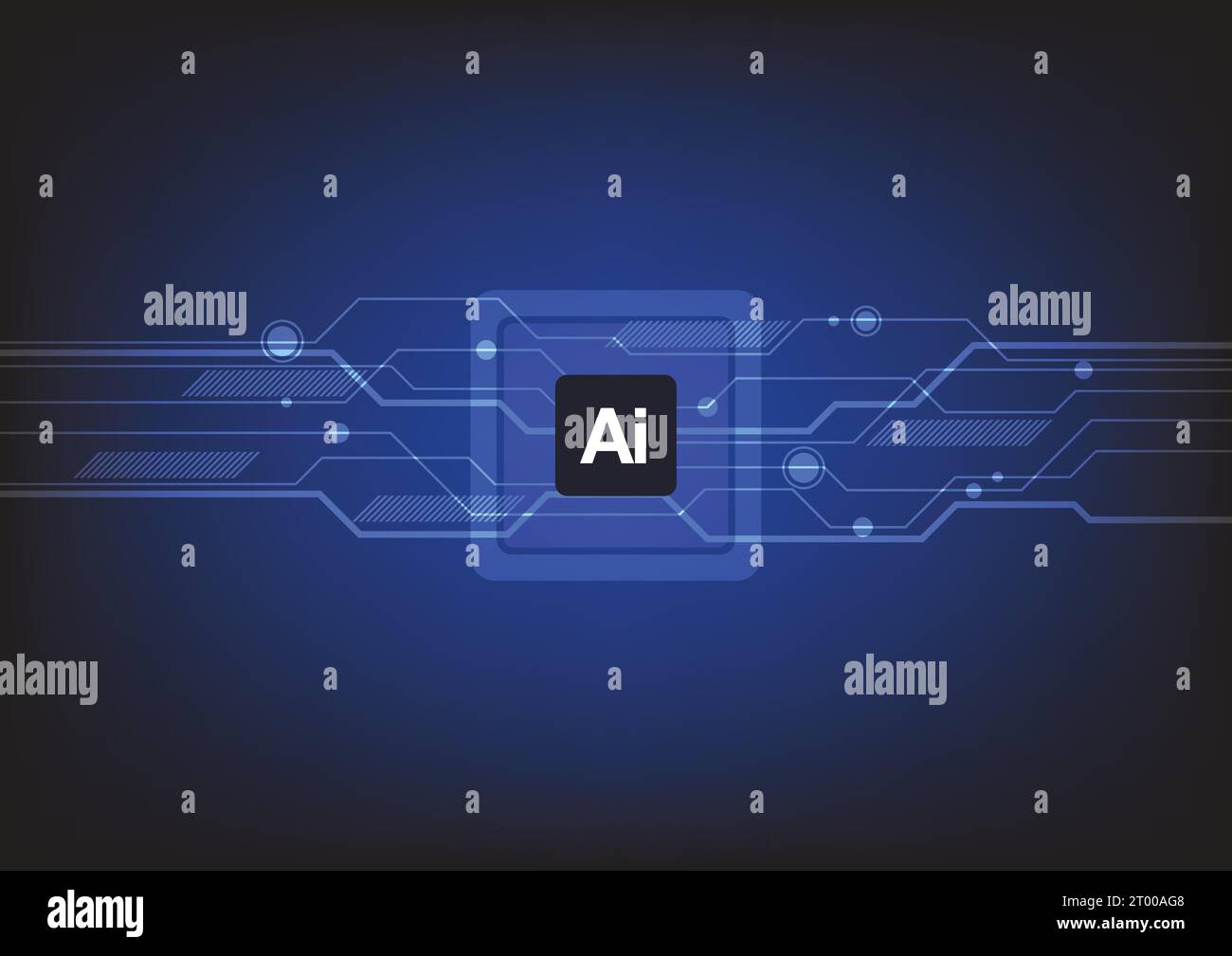 Ia et intelligence artificielle Banque d'images vectorielles - Alamy