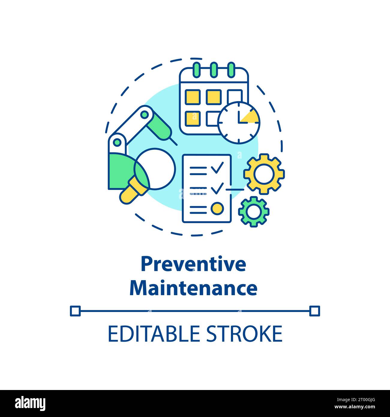 Preventive maintenance Banque d'images vectorielles - Alamy