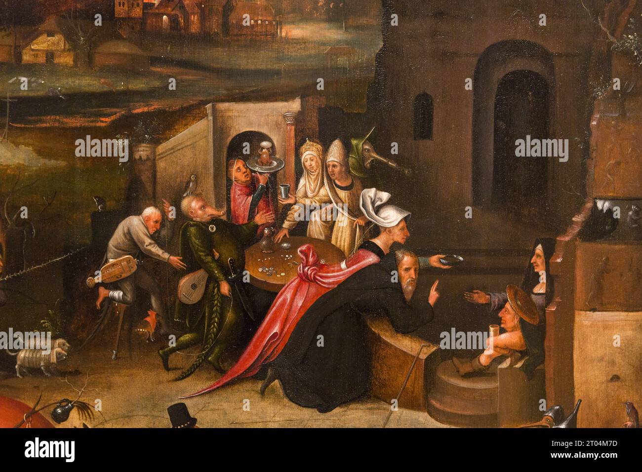 Hieronymus bosch temptation st anthony Banque de photographies et d ...