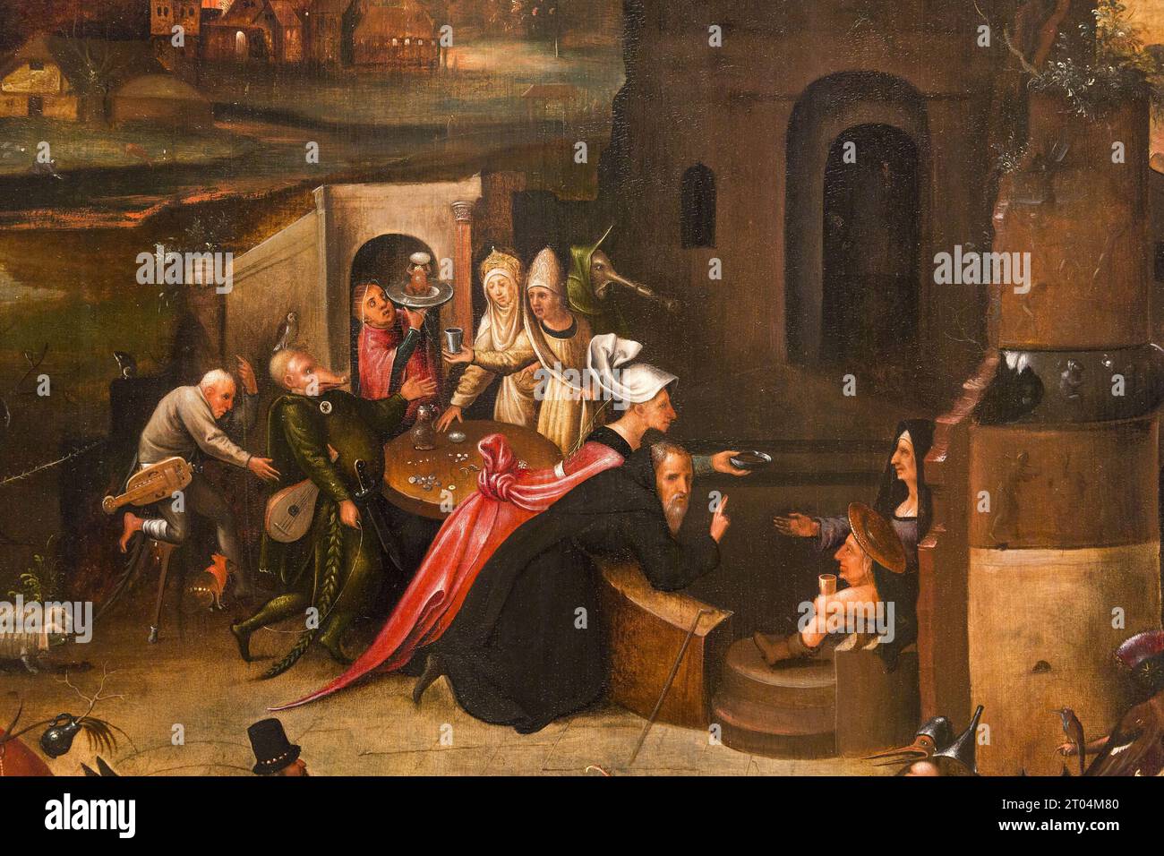 Hieronymus bosch temptation st anthony Banque de photographies et d ...