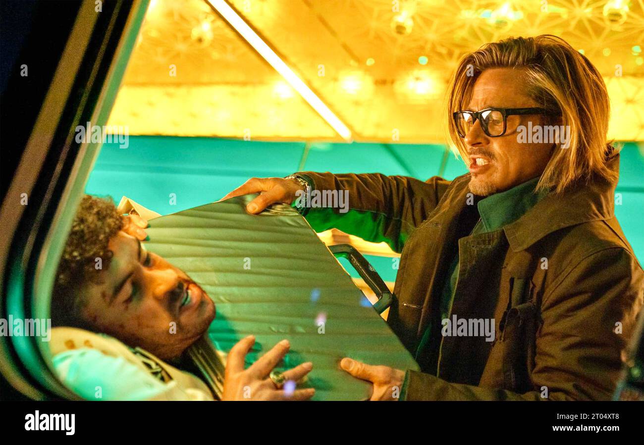 TRAIN À GRANDE VITESSE 2022 Sony Pictures sort un film avec Brad Pitt à ...