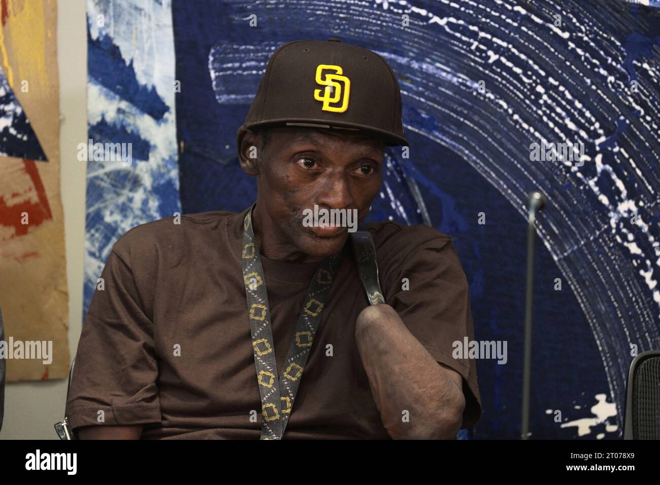 Terrance Dwayne Winborn appeared at a press conference where his ...