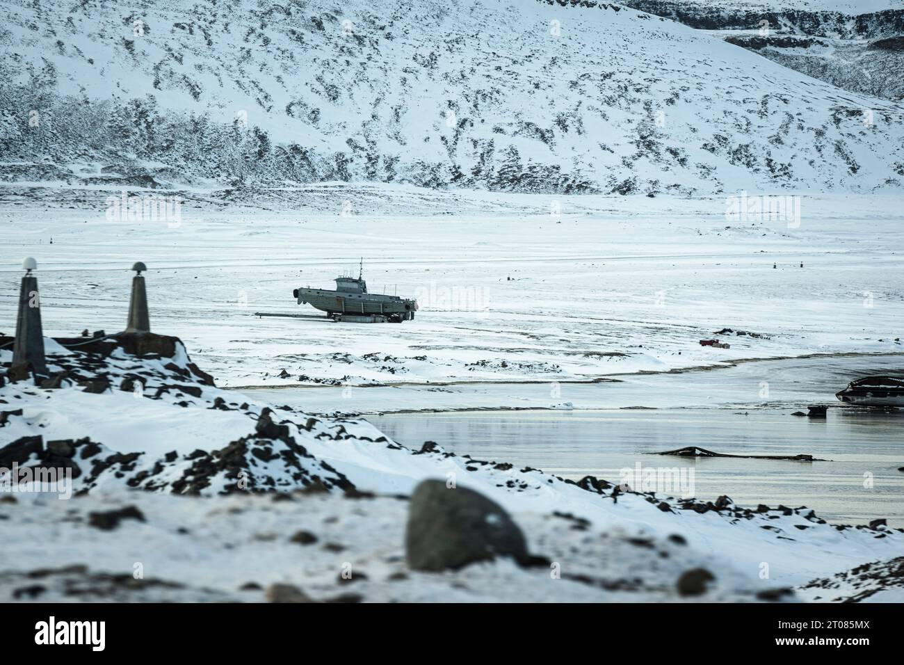 Pituffik Space Base (formerly Thule Air Base) in northern Greenland ...