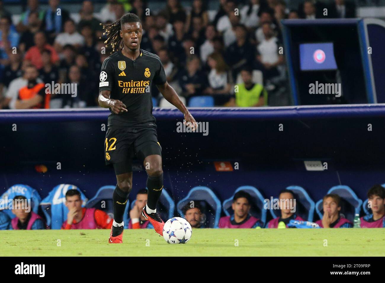 Eduardo Camavinga du Real Madrid CF en action lors de la Leaguematch des champions de l'UEFA ...
