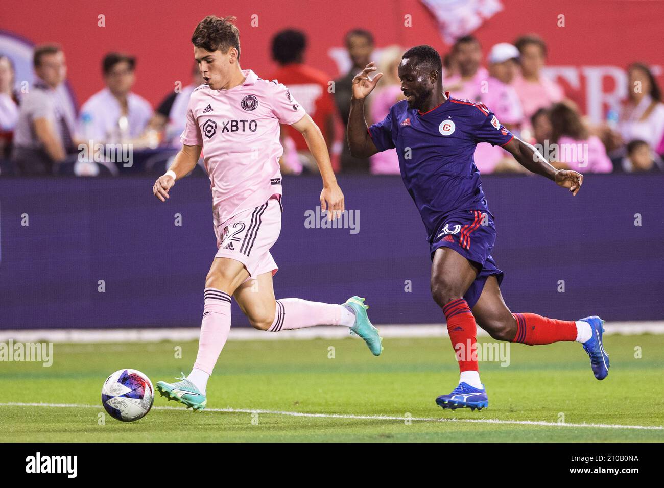 Chicago, Illinois, États-Unis. 04 octobre 2023. Le défenseur de l'Inter ...