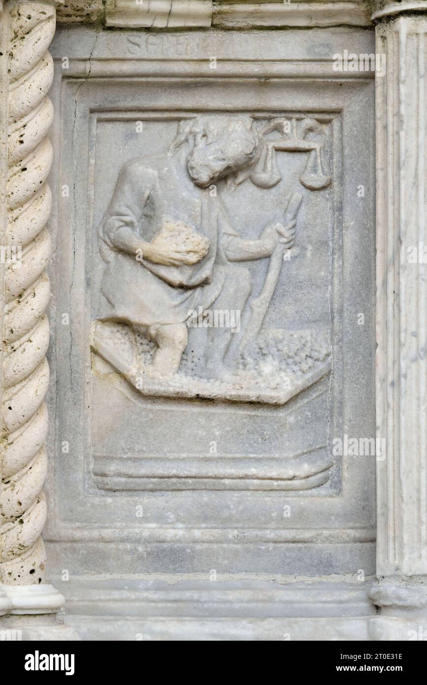 Pérouse (Ombrie - PG), Fontaine majeure de Piazza IV novembre, Nicola ...