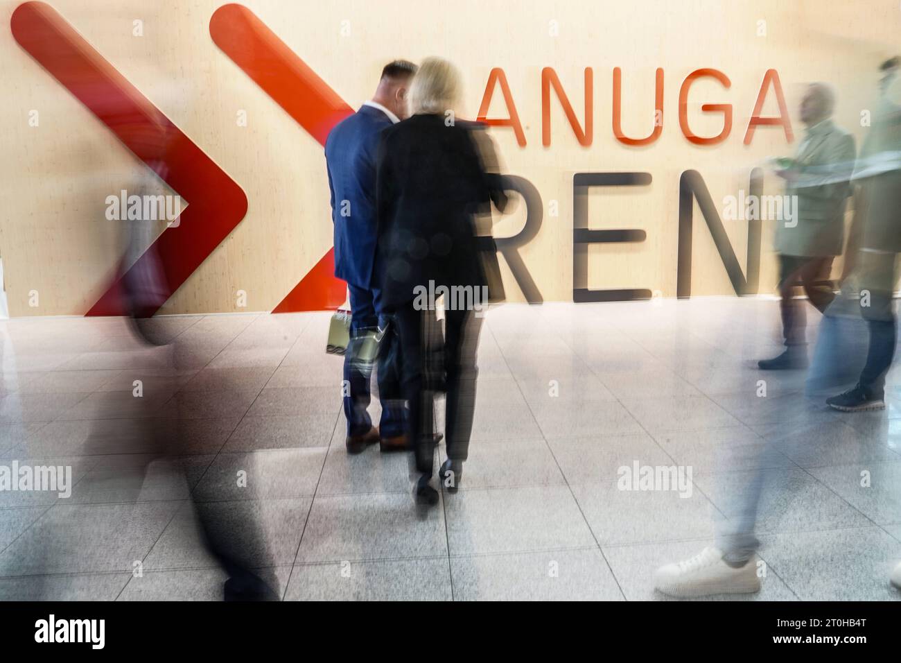 Eroeffnung Lebensmittel- und Ernaehrungsmesse ANUGA 2023 Symbolbild und logo der ...