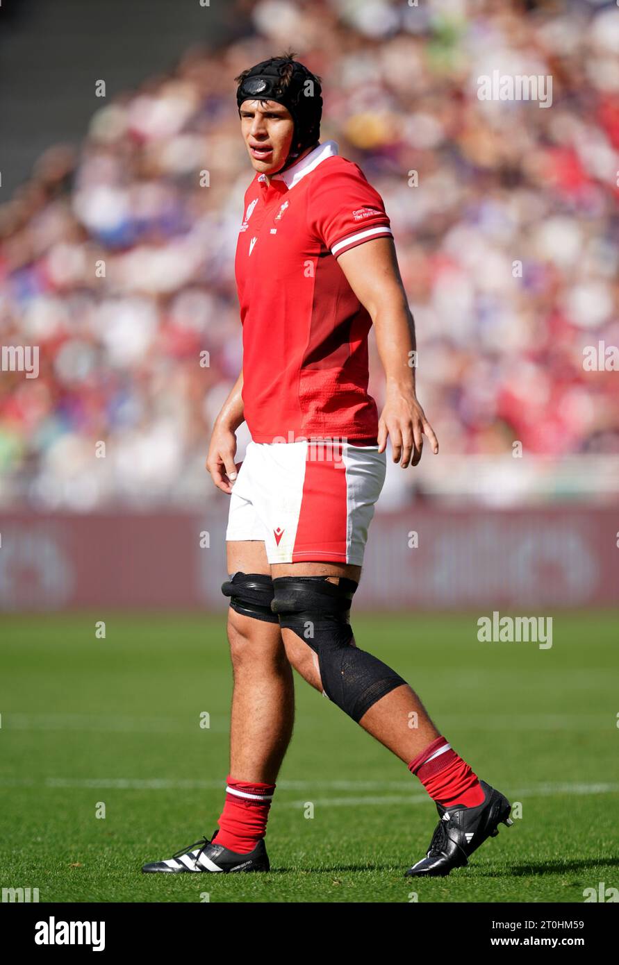 Dafydd Jenkins du pays de Galles lors de la coupe du monde de Rugby ...
