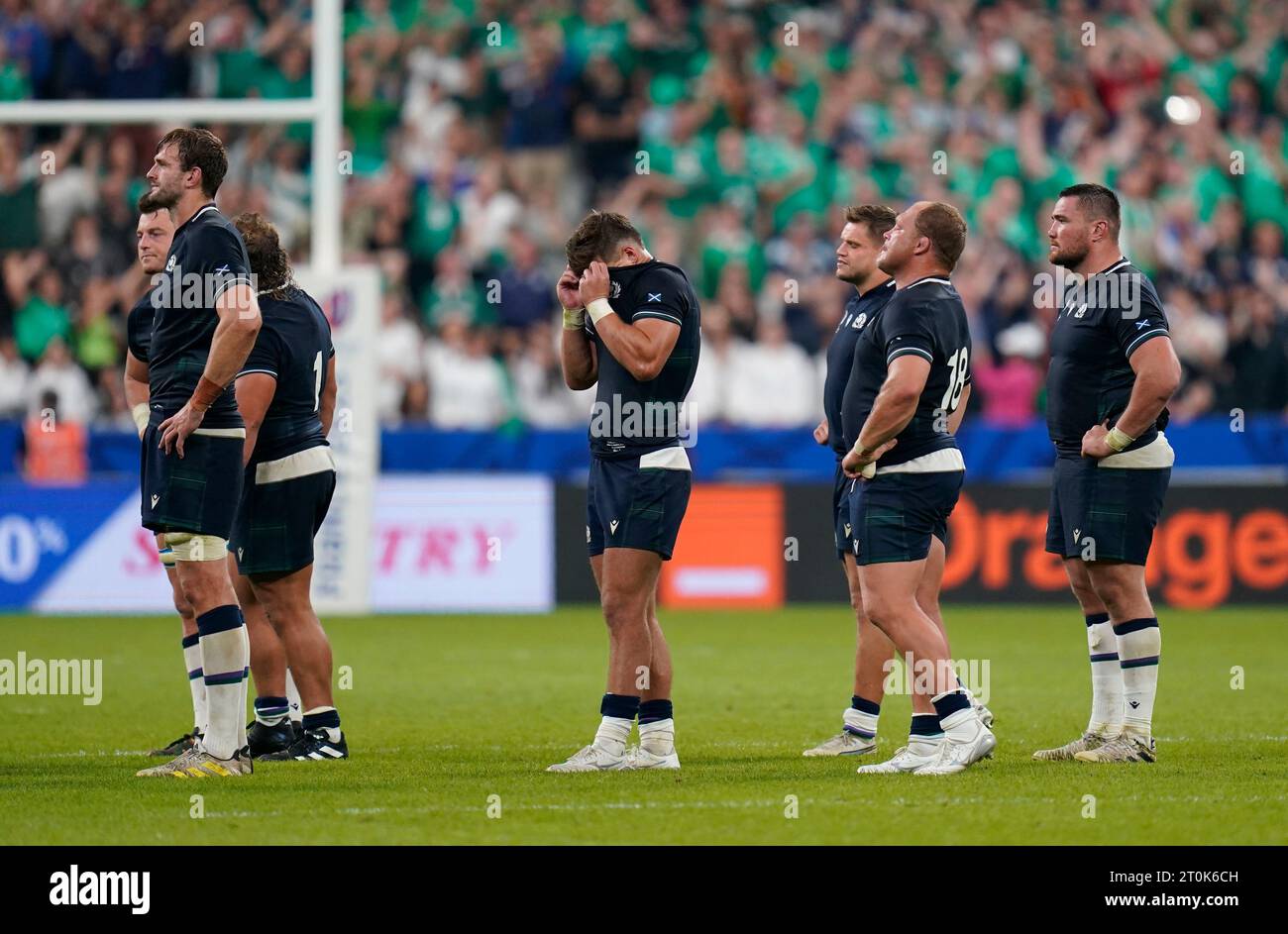 Les joueurs écossais semblent déprimés après la coupe du monde de rugby ...