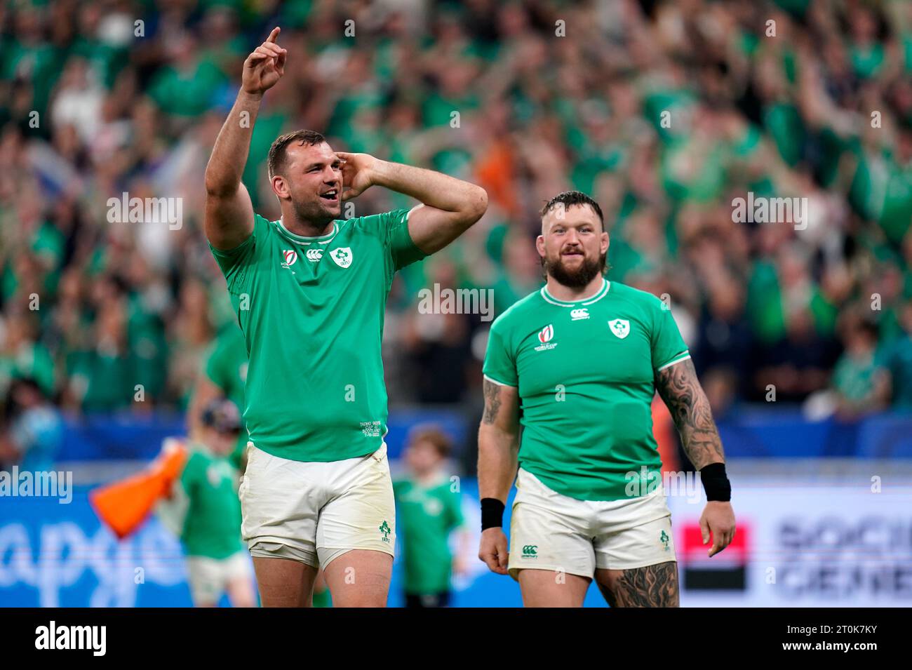 L'Irlandais Tadhg Beirne après la coupe du monde de Rugby 2023, match ...