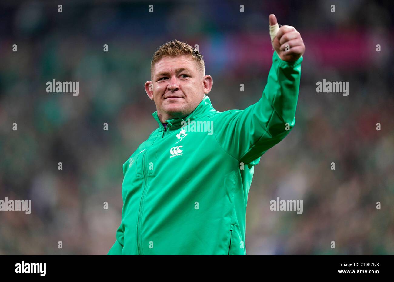 L'Irlandais Tadhg Furlong après la coupe du monde de Rugby 2023, match ...