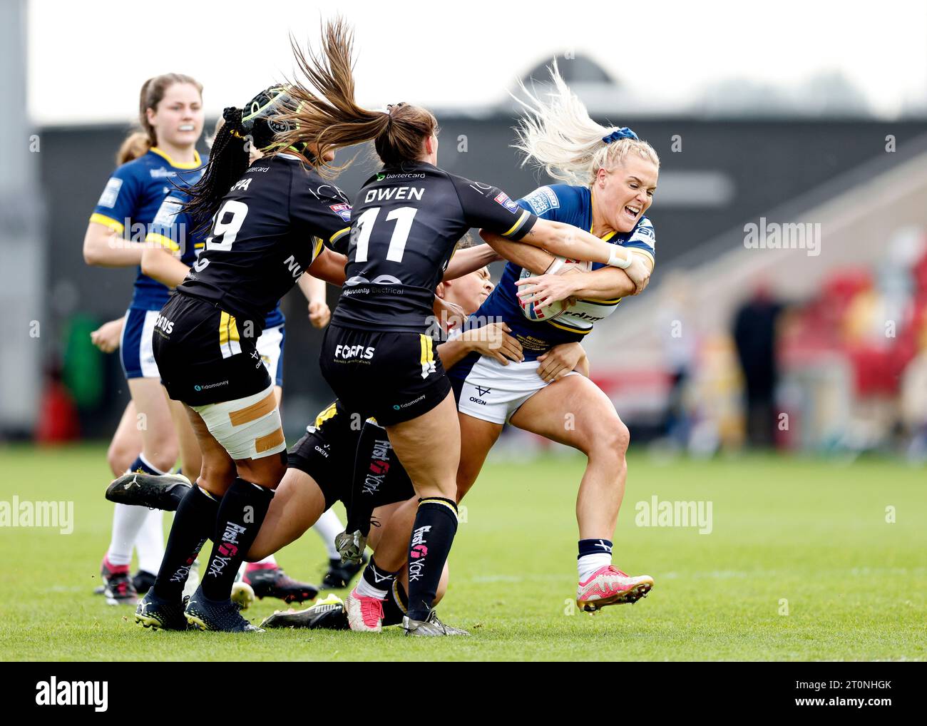 Amy Hardcastle de Leeds Rhino en action lors de la Grande finale de la ...