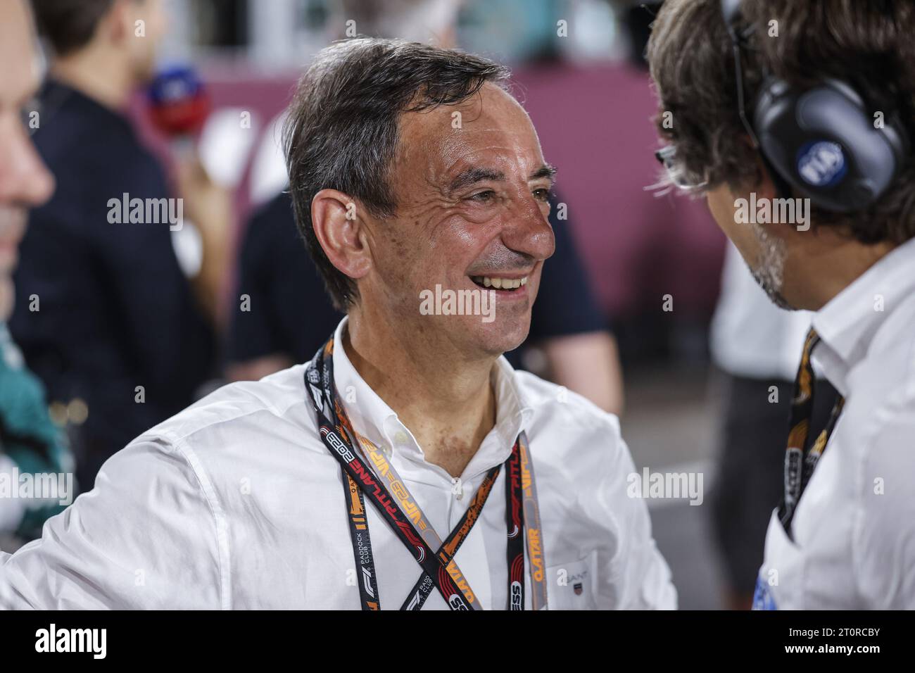 FILLON Pierre, président de l'ACO portrait lors du Grand Prix du Qatar ...