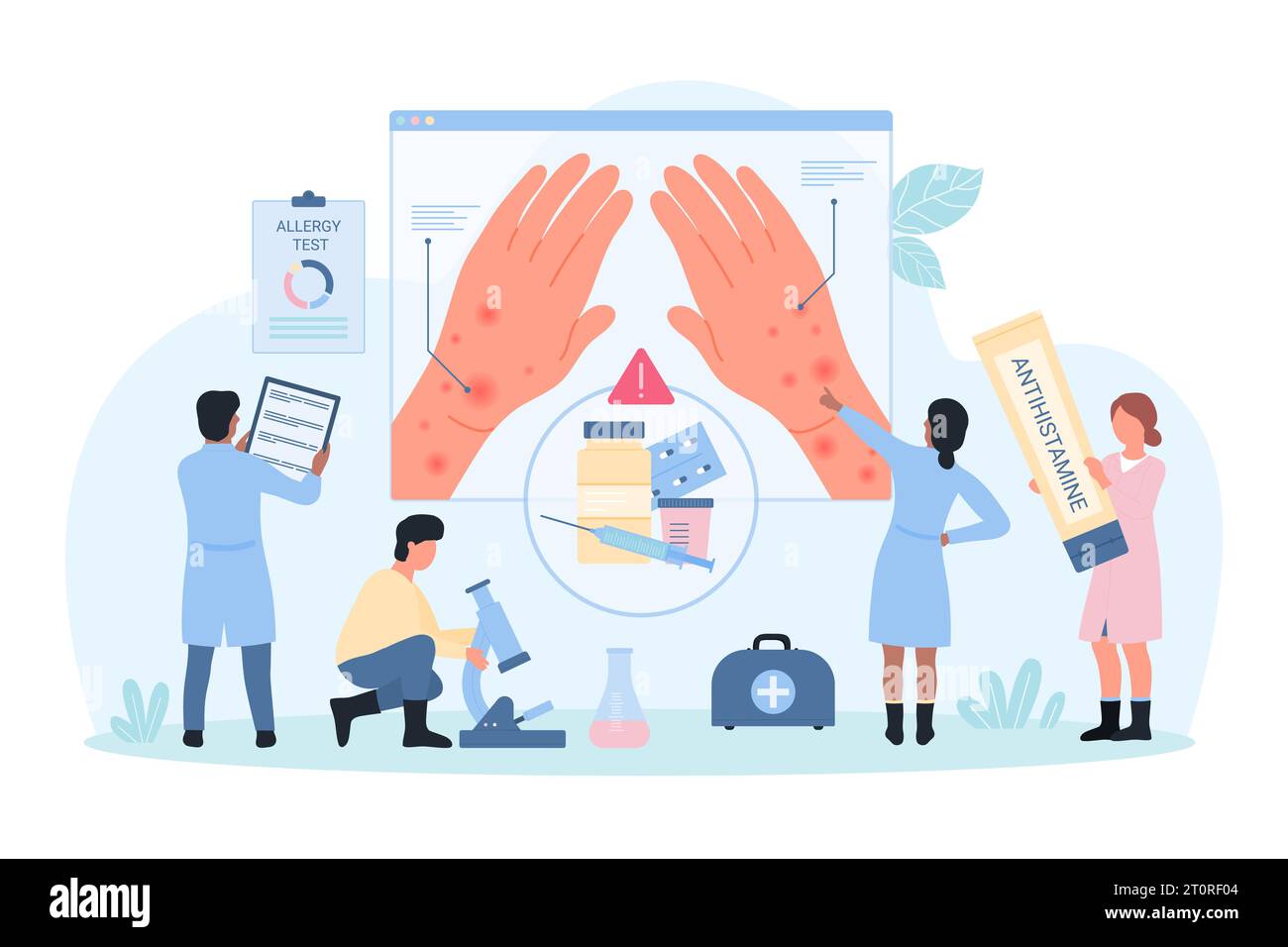 Skin rash eczema on hands Banque de photographies et d’images à haute ...