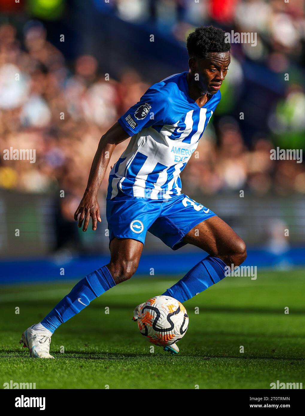 Simon Adingra de Brighton et Hove Albion lors du match de Premier ...