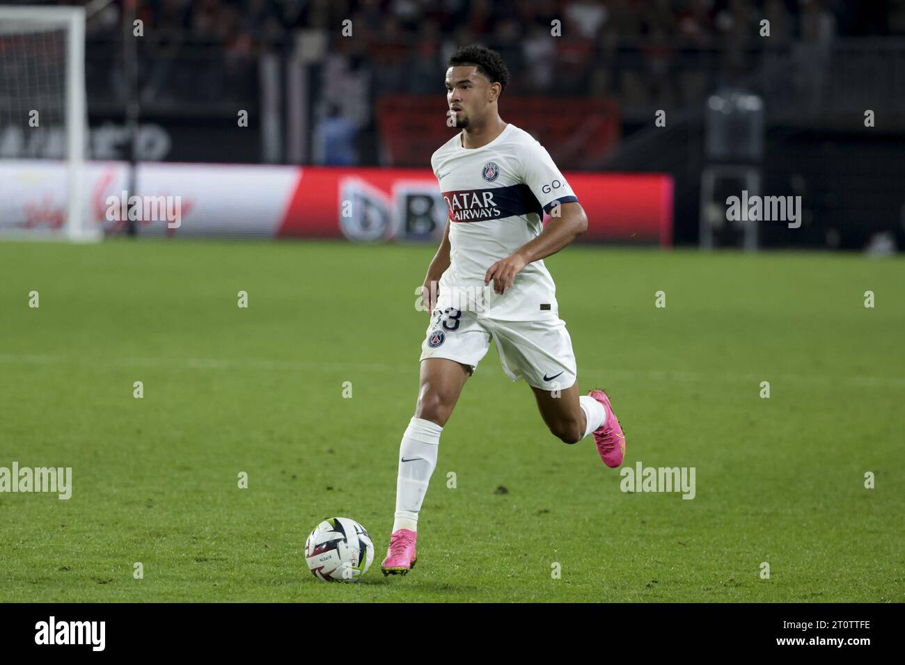 Warren Zaïre-Emery du PSG lors du match de championnat de France de Ligue 1 entre le Stade ...