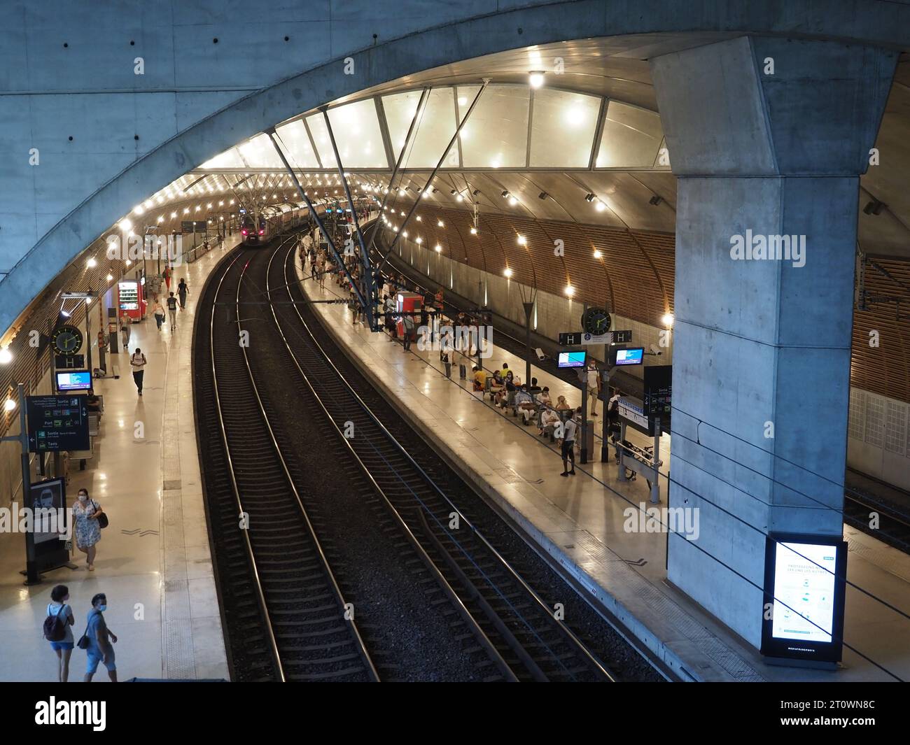 Image de la gare de métro de Monaco Photo Stock - Alamy