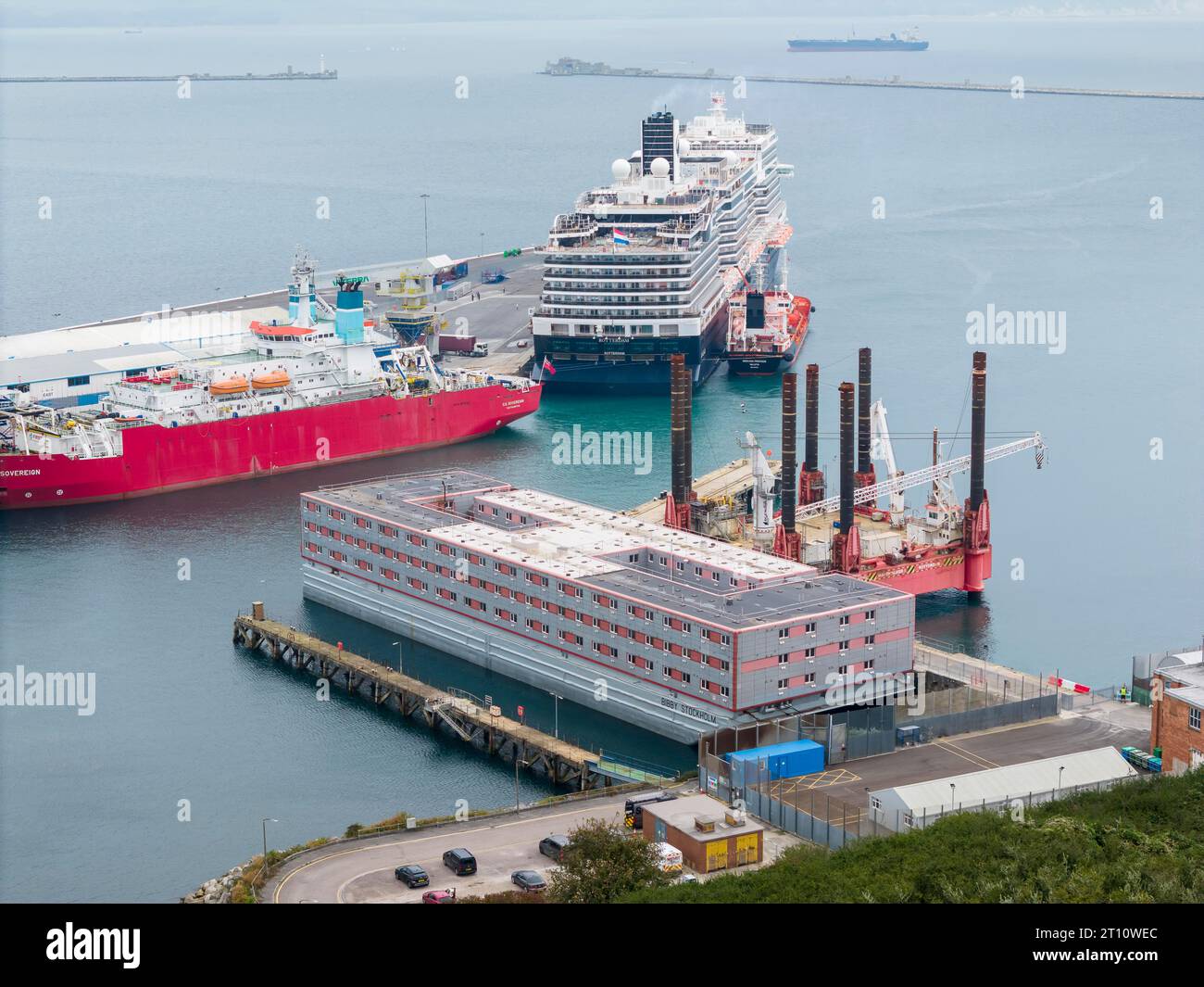 Portland, Dorset, Royaume-Uni. 10 octobre 2023. Vue générale depuis les ...