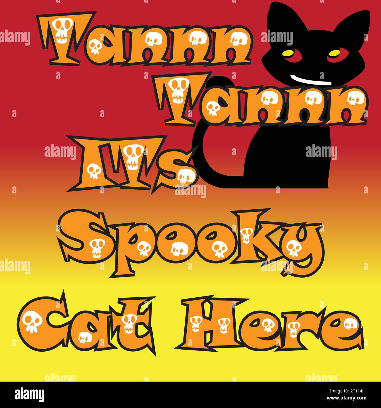 Witch cat halloween vector vectors Banque de photographies et d’images ...