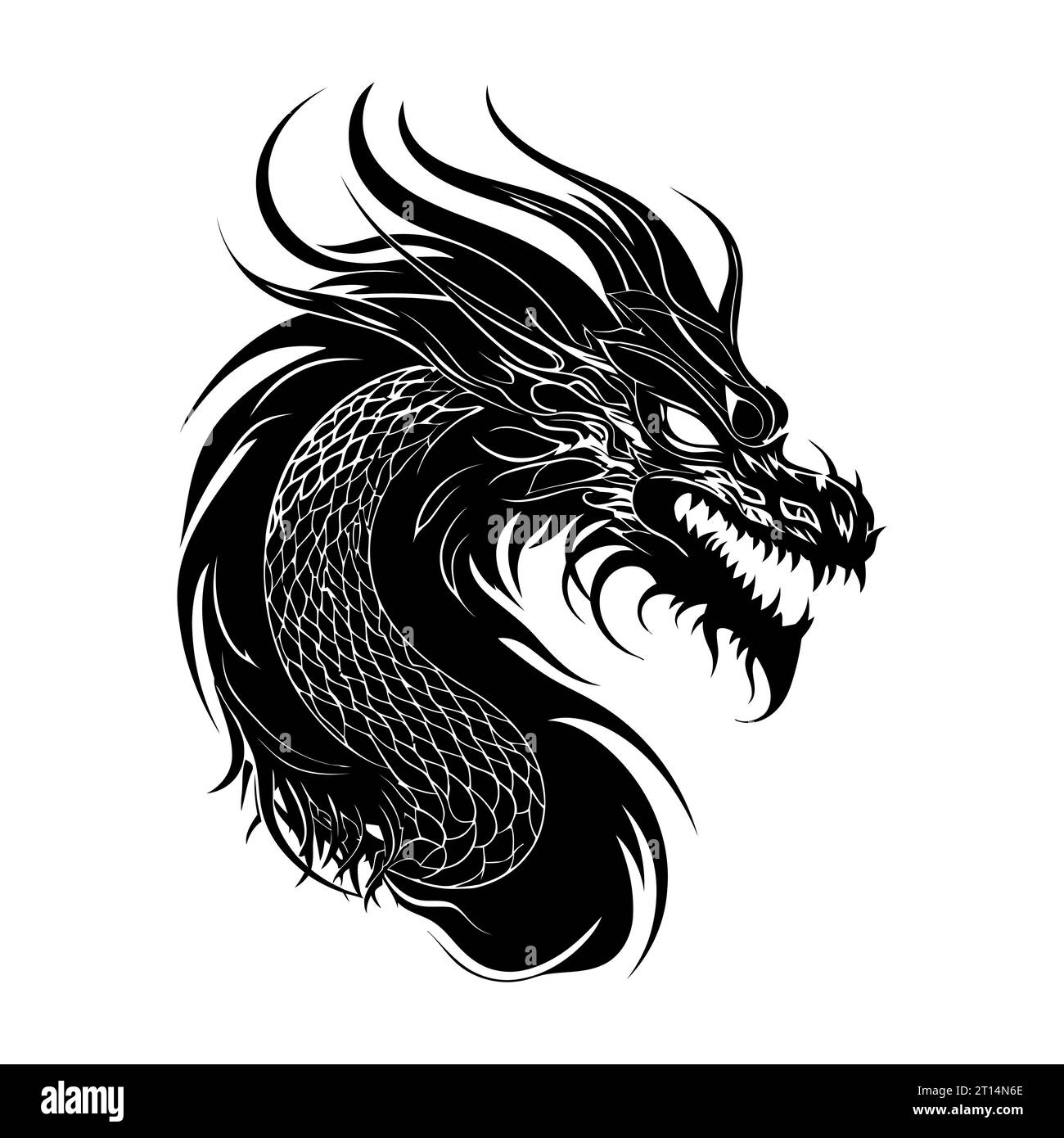 Logo De Skate Dragon Rouge