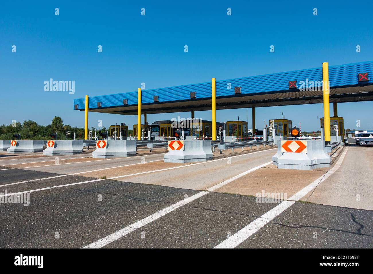 Autoroute A2, autoroute, Zapresic, panneau Cestarina, péage payant ...