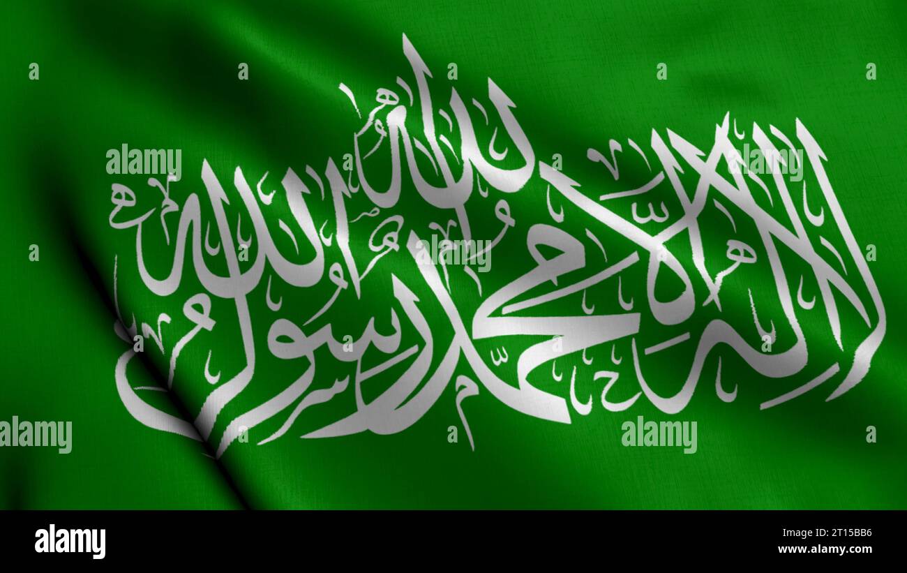 Drapeau du Hamas Israël vs Palestina. Gaza et Israël guerre ...