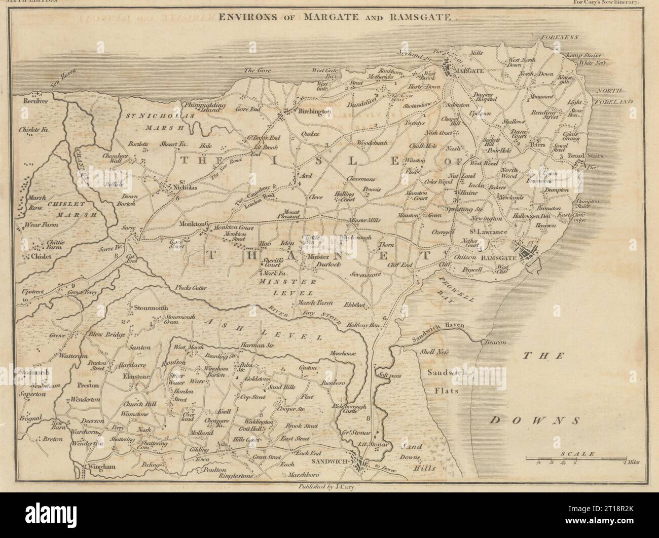 Carte de margate Banque de photographies et d’images à haute résolution ...