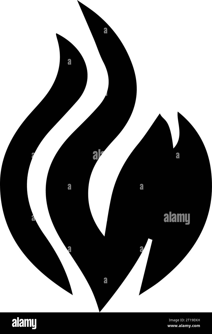 Un ensemble de pictogrammes représente des icônes liées au thème du feu ...