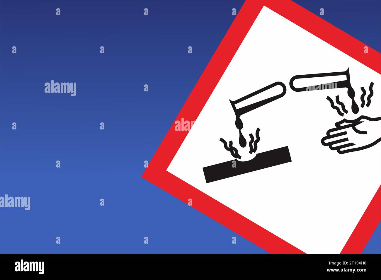 Pictogrammes et classes de danger du SGH corrosif pour les métaux ...