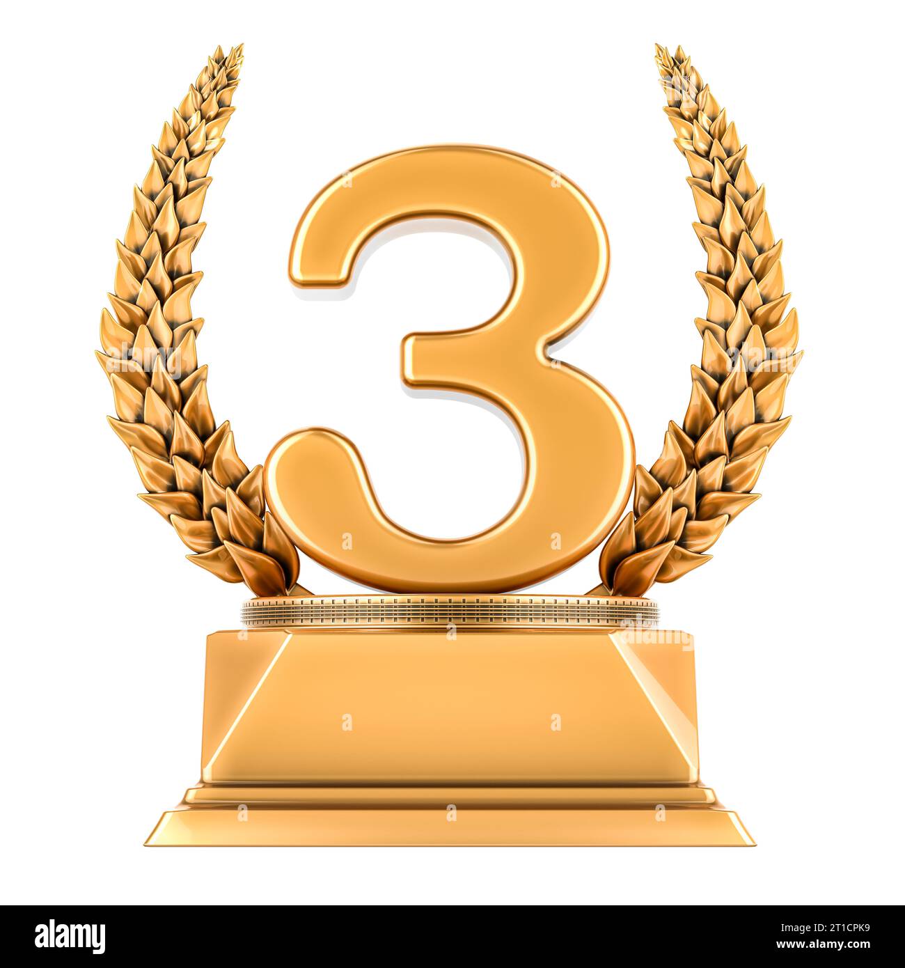 Célébrer la troisième place sur le podium Banque d'images détourées - Alamy