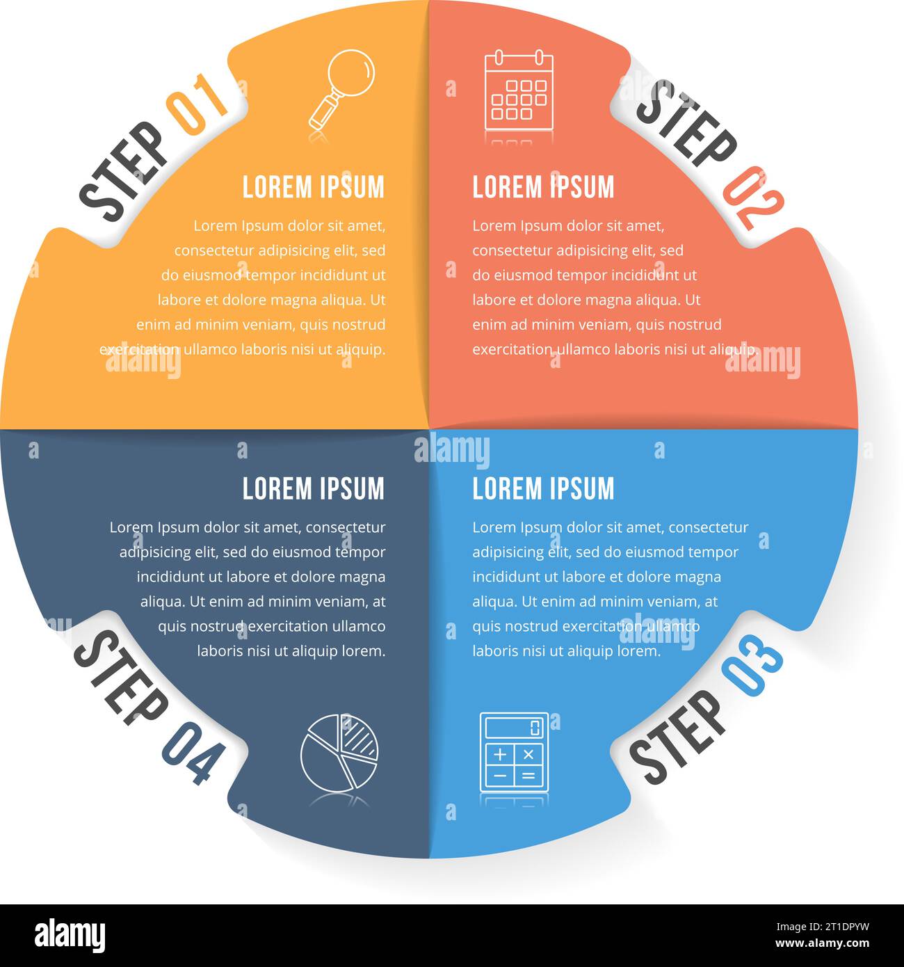 Four steps sequence process diagram Banque d'images vectorielles - Page ... Four steps sequence process diagram Banque d'images vectorielles - Page ...