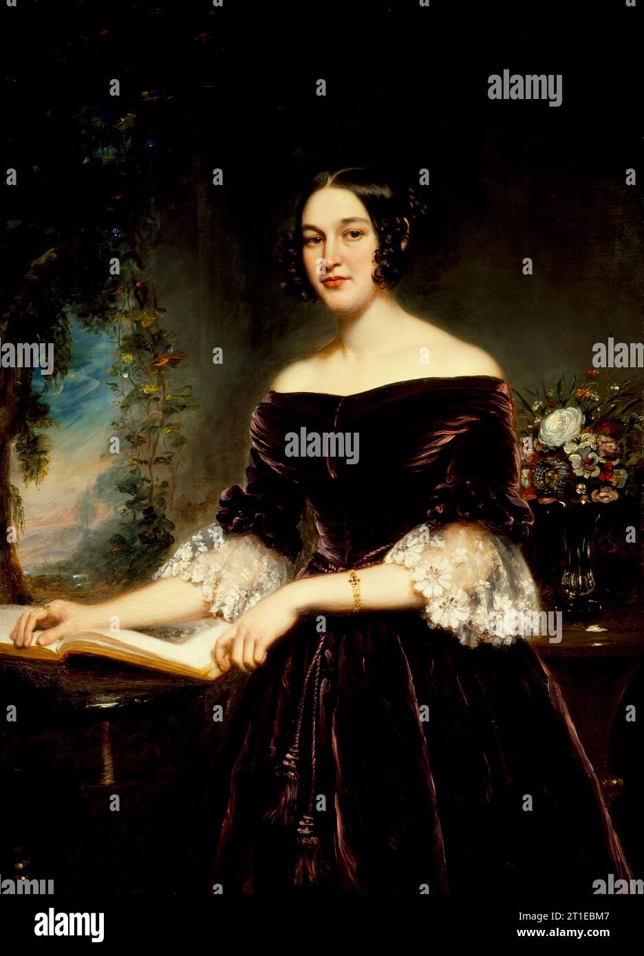 Portrait de Mme Sackett, 1839.il est regrettable que si peu de choses ...