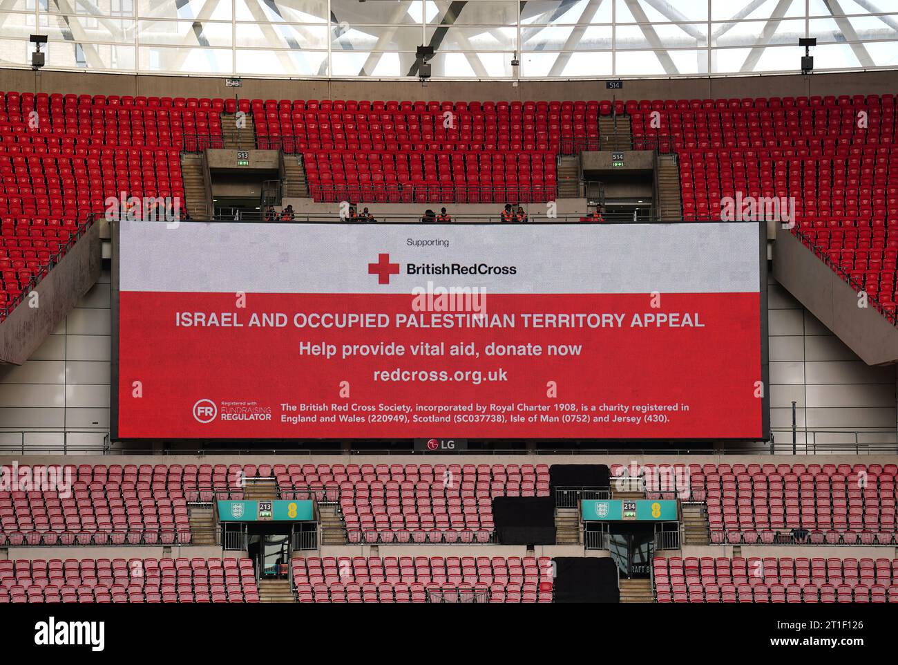 Un avis d'appel de la Croix-Rouge britannique Israël et du territoire ...