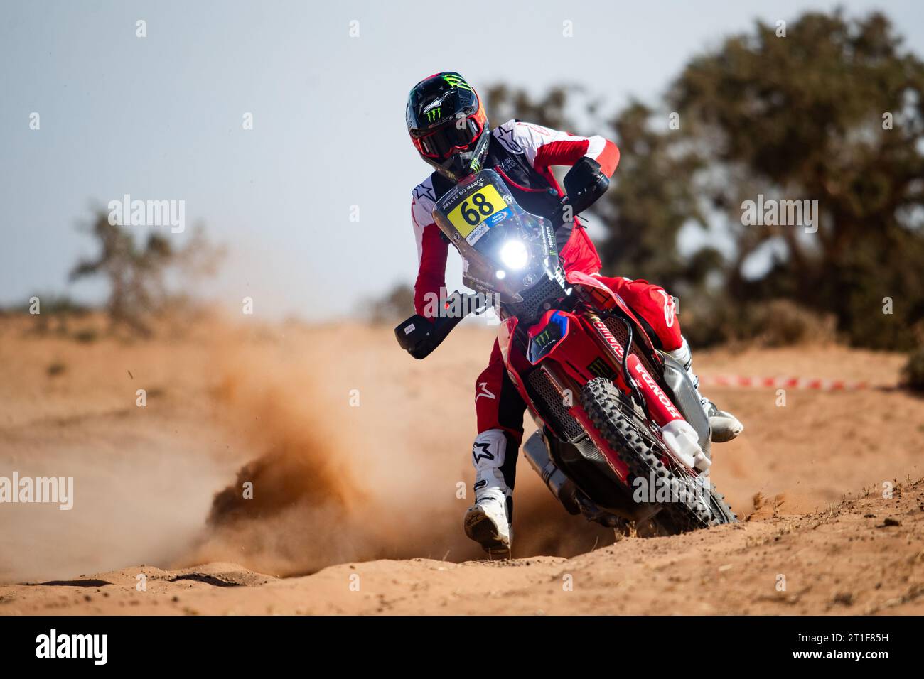 68 SCHAREINA Tosha (spa), Honda Team, Honda CRF 450 Rally, action lors du Prologue du Rallye du ...