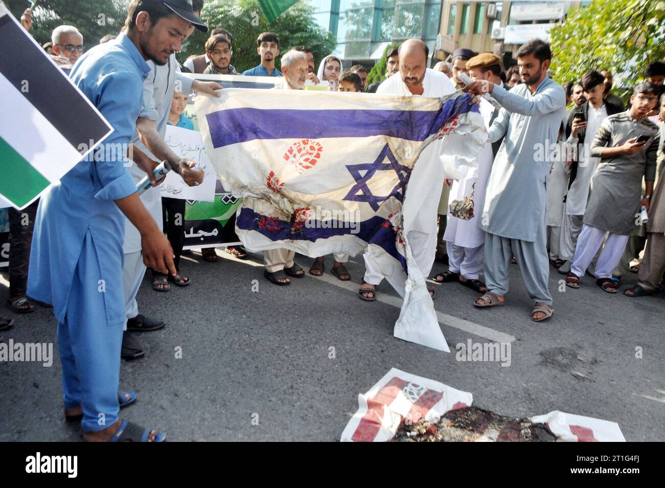 Islamabad, Pakistan, Captal, Pakistan. 13 octobre 2023. Les ...