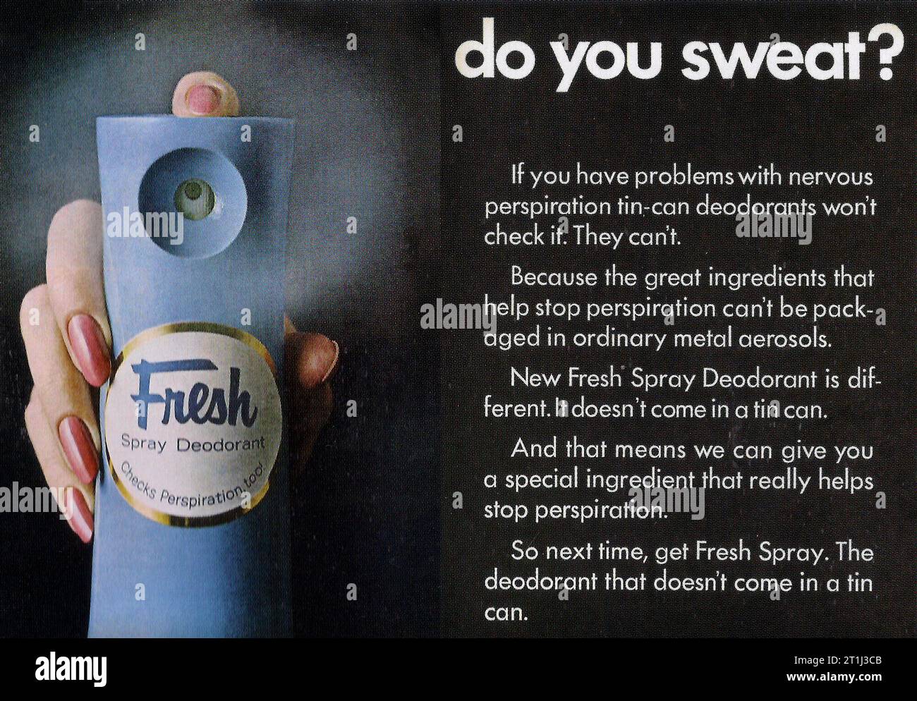 Deodorant advertisement Banque de photographies et d’images à haute ...