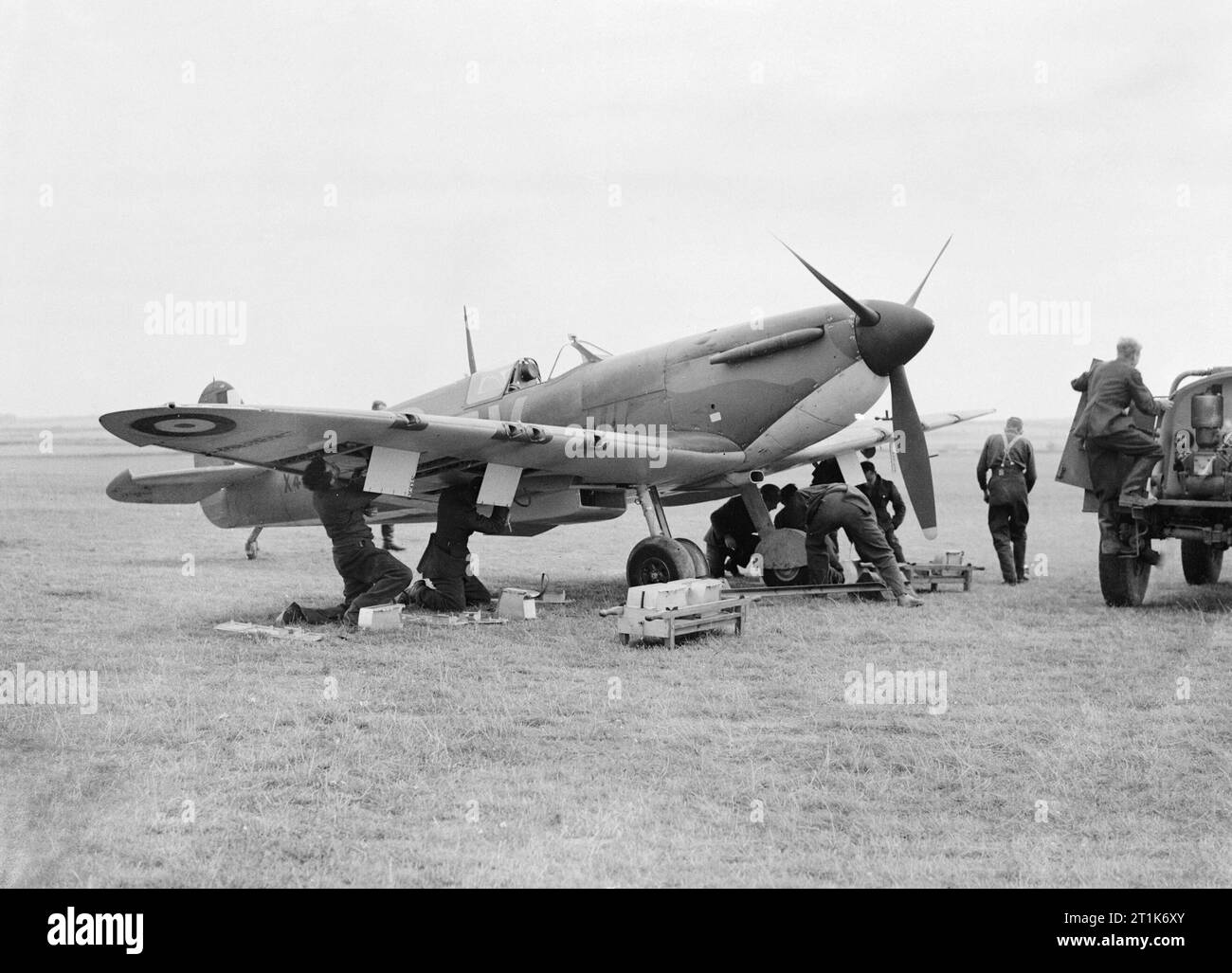 Spitfire mk 1 Banque d'images noir et blanc - Alamy