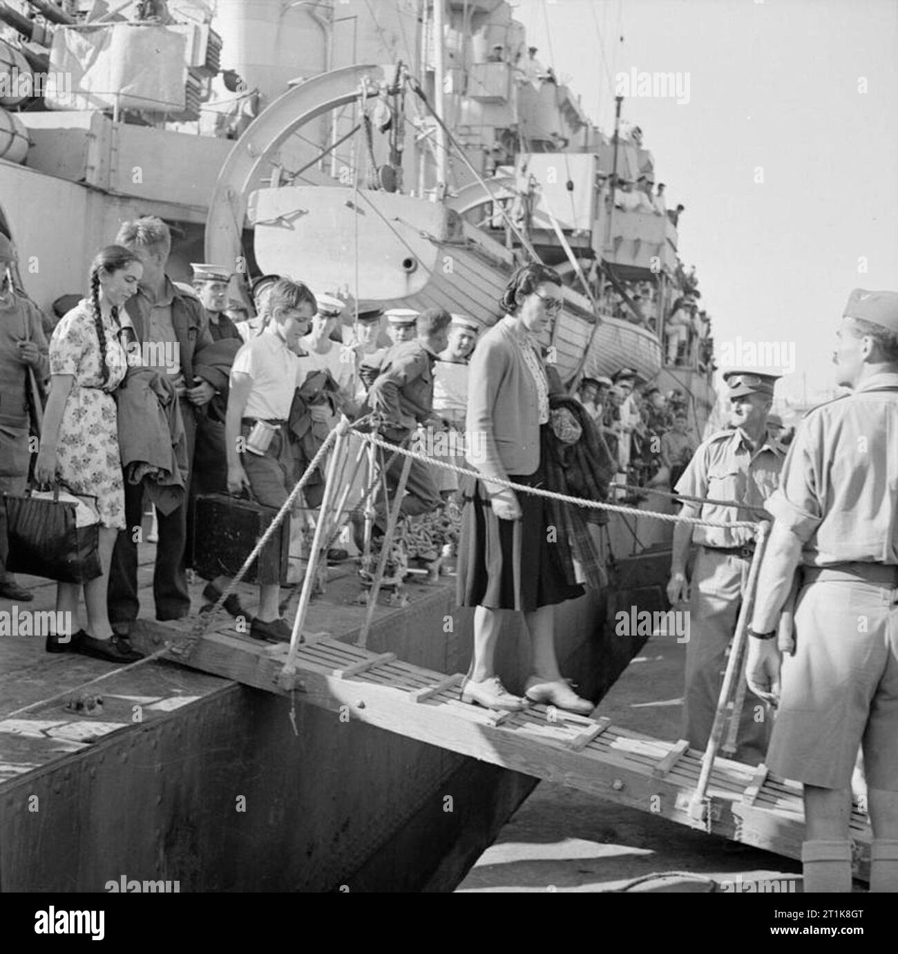 Battle of crete Banque d'images noir et blanc - Alamy