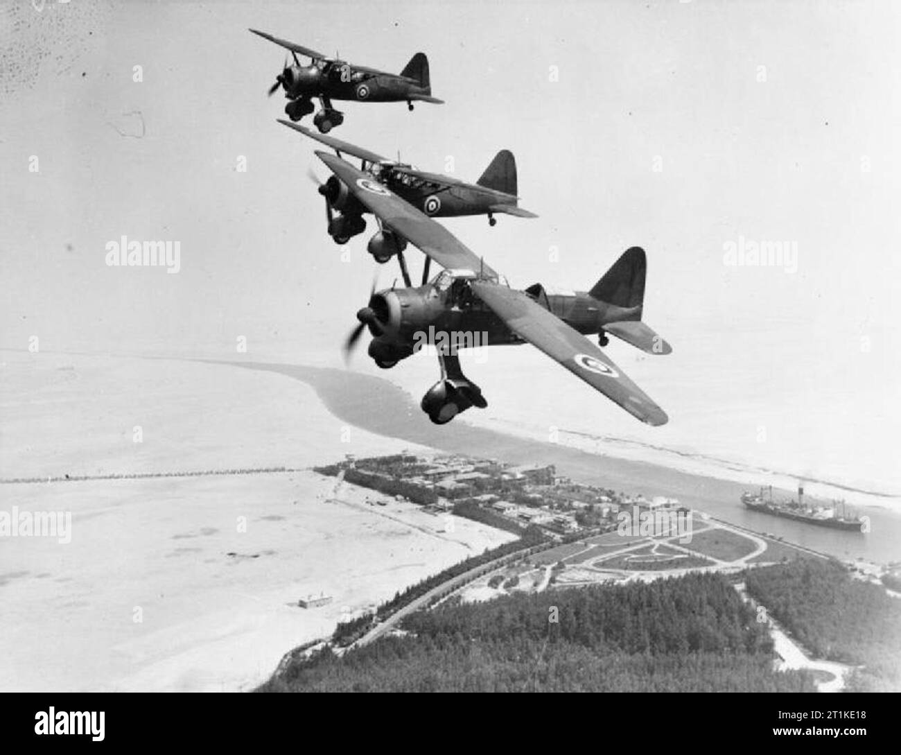 No 208 squadron Banque d'images noir et blanc - Alamy