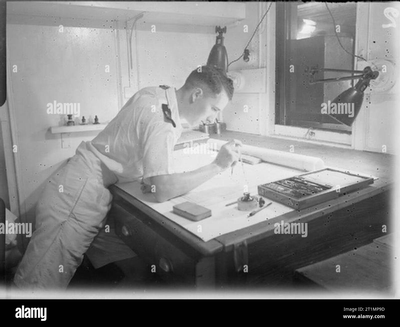 La Royal Navy pendant la Seconde Guerre mondiale Sous-lieutenant D W ...