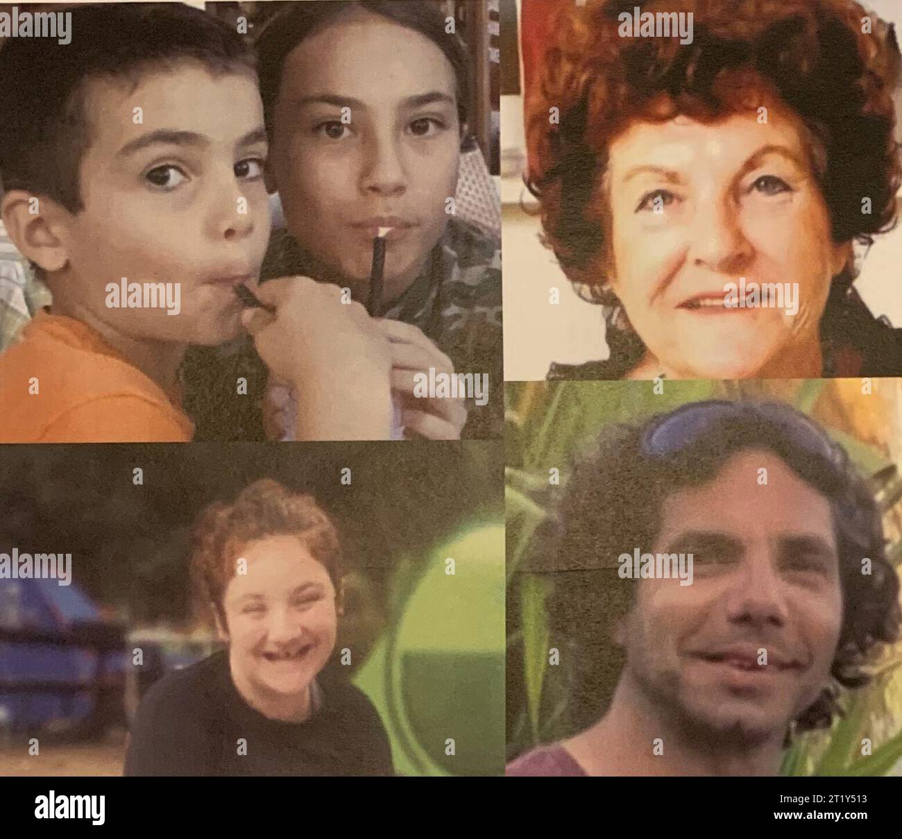 Paris, France. 15 octobre 2023. Veuillez cacher les visages des enfants ...