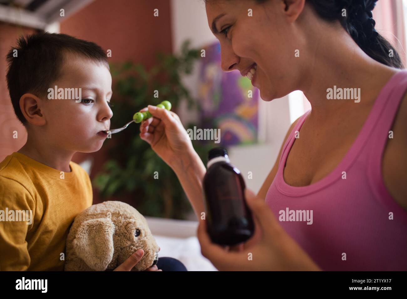 Maladies infantiles courantes Banque de photographies et d’images à ...